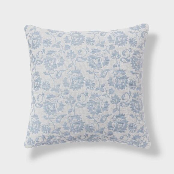 Threshold | Bedding | Threshold Woven Floral Decorative Pillow Cotton ...